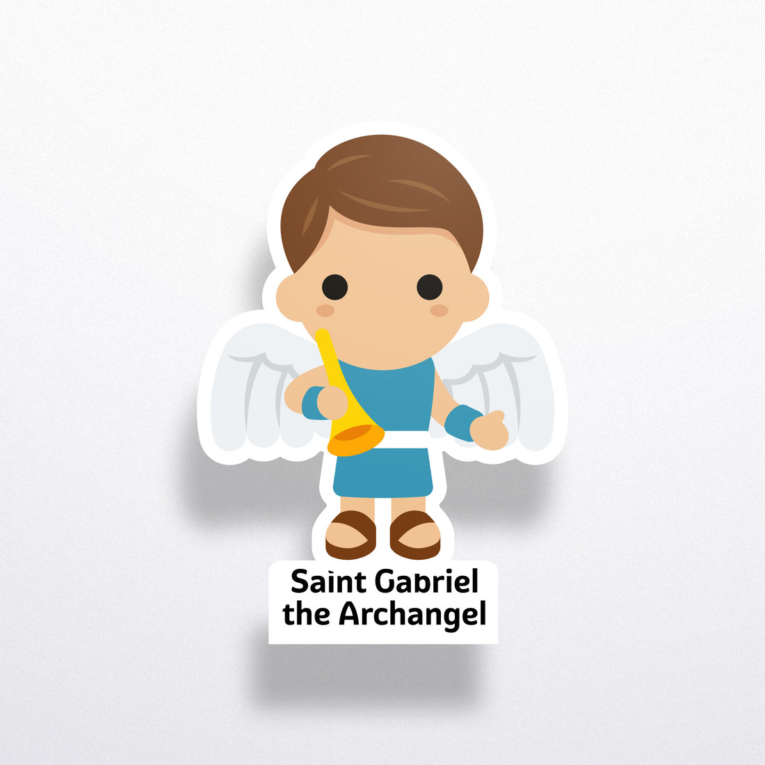 Saint Gabriel the Archangel Sticker – Tiny Saints